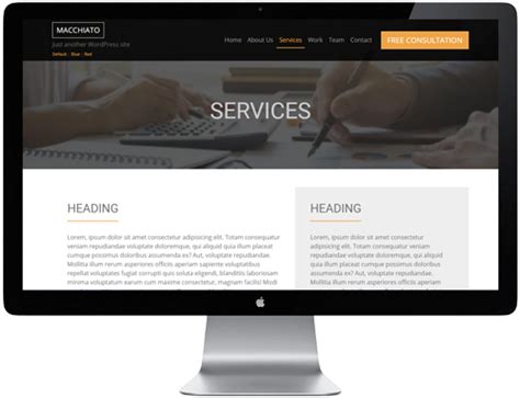 Macchiato Business Template Html Template Apple Rinquest