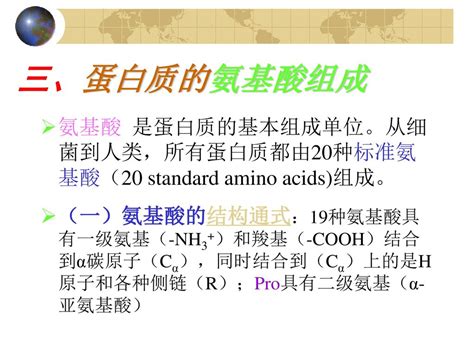 第三章蛋白质化学 ppt download