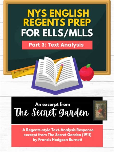 Nys Ela Regents Style Text Analysis Practice The Secret Garden Tpt