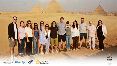 Ipc Classifiers Visit The Pyramids Egyptian Paralympic Committee