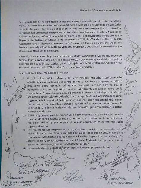Avanza La Mesa De Diálogo Entre El Gobierno Y Los Mapuches Pero El