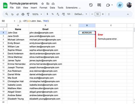 How To Solve Formula Parse Errors In Google Sheets Sheetgo Blog