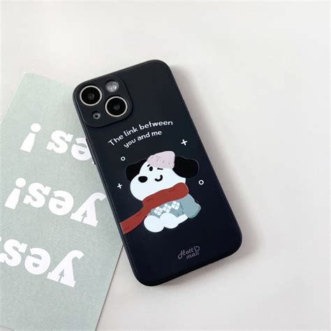 아이폰 갤럭시 목도리 캐릭터 커플케이스~ 커플템으로 굿