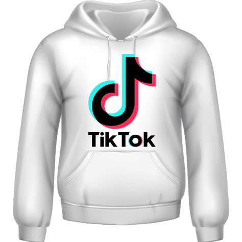 Tik Tok Printed Hoodie White Unisex Women Personalized T Shirts
