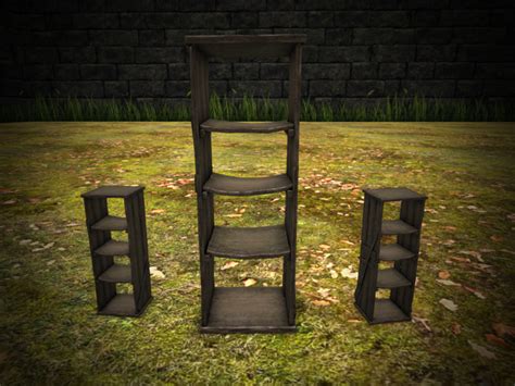 Second Life Marketplace Bbg 3 Shelf Set