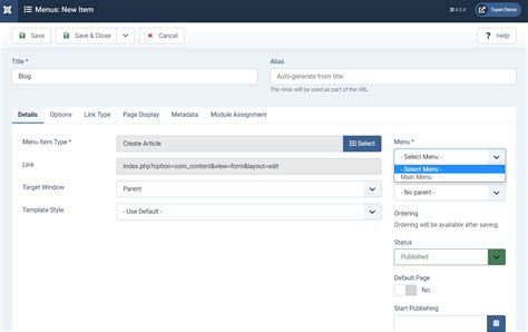 How To Add And Remove Menu Items In Joomla 4 Ltheme