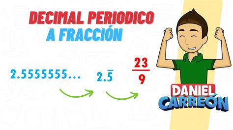Cómo convertir un número decimal periódico a fracción Guía completa