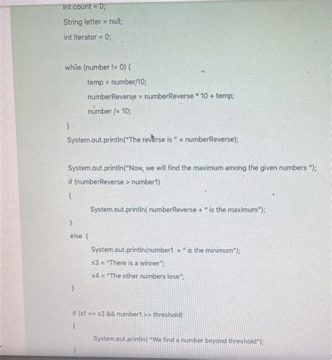 Solved The Code Has 3 Logical Errors Identify And Explain