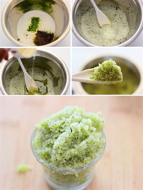 Сахарный скраб для тела с зеленым чаем | Sugar scrub homemade, Sugar ...