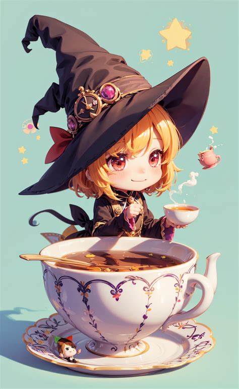 Anime Witch Chibi
