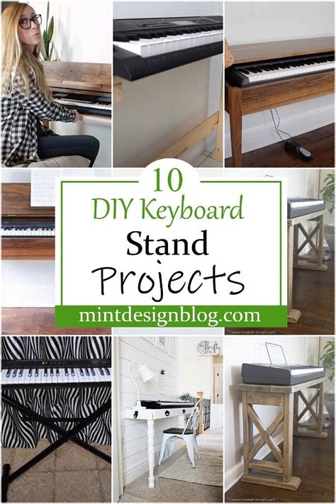 10 diy keyboard stand projects for piano lovers mint design blog