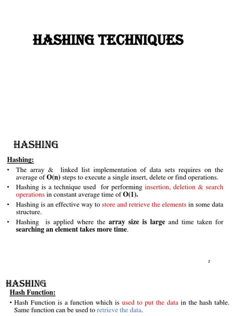Chapter One Hashing Pdf Pdf Algorithms And Data Structures