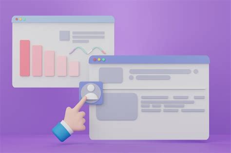 premium photo 3d render seo data an analytics user interface for web