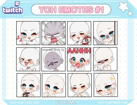 Ych Emotes Open By Pinkume On Deviantart