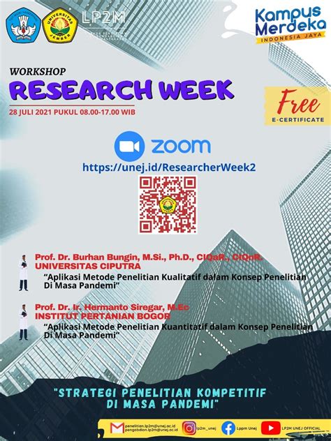Researcher Week Lp2m Unej Lp2m Universitas Jember