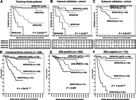Kaplan Meier Curves And Lifetime Table Showing Bcss In The Training