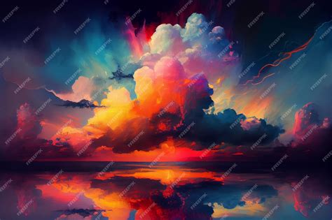 premium ai image spectral cloud escape to realistic