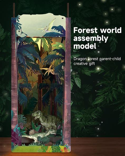Forest World Diy Wooden Book Nook Shelf Insert Fifijoy