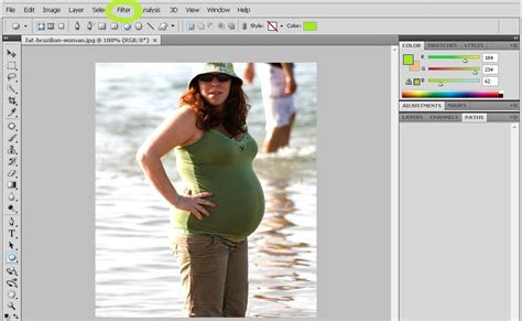 Photoshop Master Body Resizing Through Photoshop