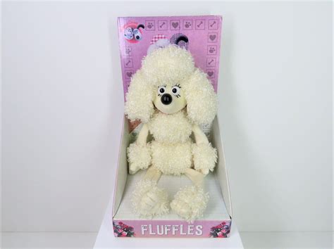 A Fluffles Poodle Soft Toy Plush In Original Box Aardman Wallace And