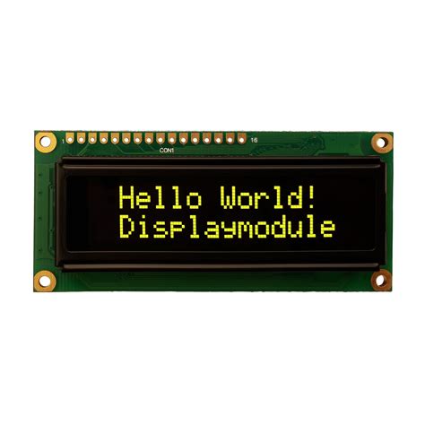 16x2 character oled display i2c spi backpack displaymodule