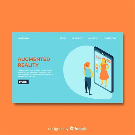 Plantilla de página de inicio Vector Gratis