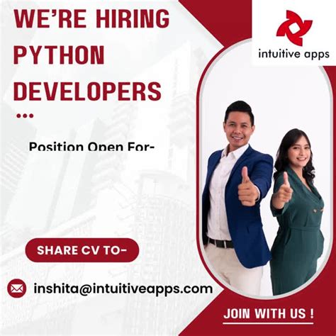 🚀 Exciting Opportunity For Python Developers In Aiml 🚀 We Are On The