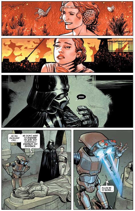 Darth Vader Visits Padme Amidalas Tomb Comicnewbies