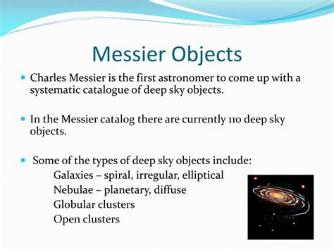 PPT What Are Messier Objects PowerPoint Presentation Free Download ID 5516462