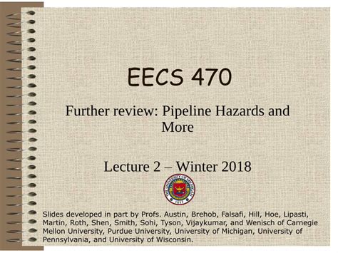 PDF EECS 470CISC Complex Instruction Set Computing RISC