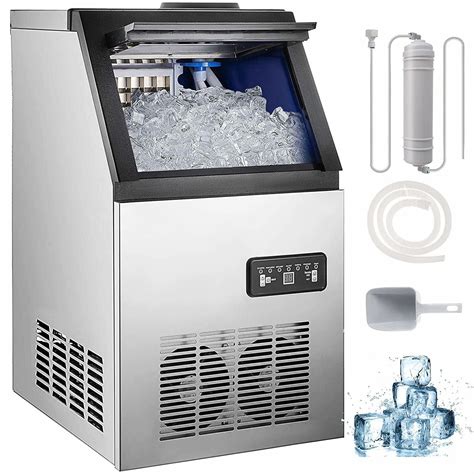 Built In Commercial Ice Maker Stainless Steel Bar Restaurant Ice Cube