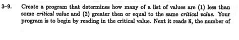 Solved Create A Program That Determines How Many Of A List