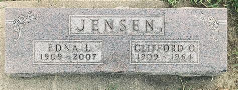 Clifford Orville Jensen 1909 1964 Mémorial Find A Grave