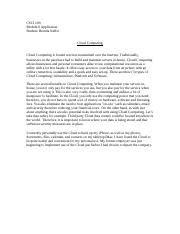 Mod 6 App Cloud Computing CSCI 109 Module 6 Application Babe Brenda Nellor Cloud Computing