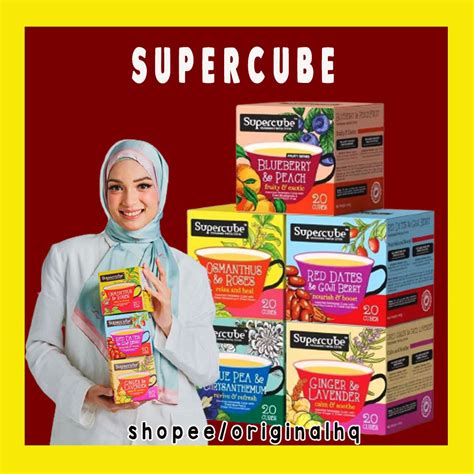 Supercube Molasses Kucate Nilofa Goji Berry Longan Superwoman Ginger