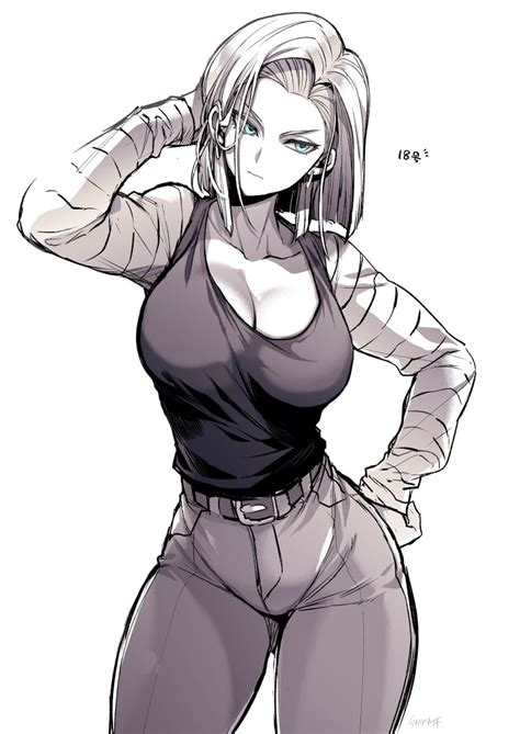 Android 18 Dragon Ball And 1 More Drawn By Takatsukiichi Danbooru