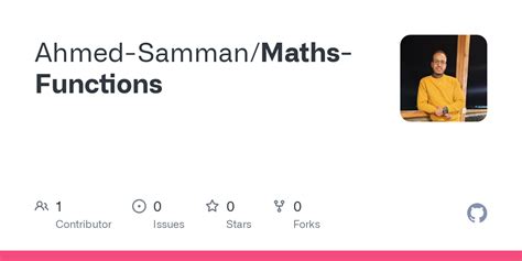 Github Ahmed Sammanmaths Functions