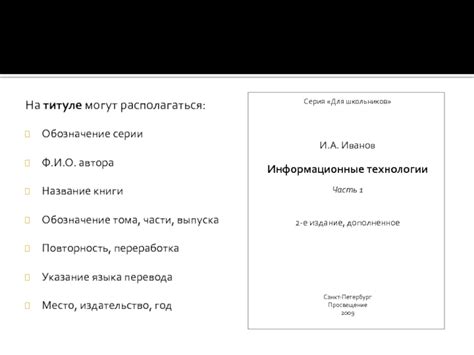 Титульные листы презентация доклад