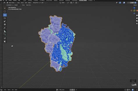 [blender] How To Handle Molecular Data With “molecular Nodes” Addon Part 3 Styly