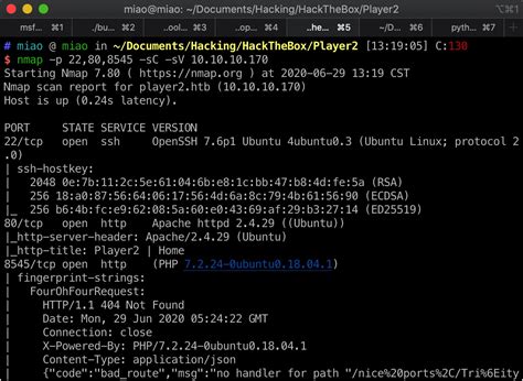 player2 hackthebox 喵喵喵喵 愚かな人間