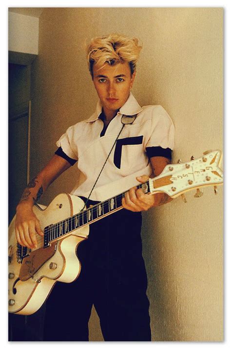 Young Brian Setzer With The Usual Fantastic Mythical Gretsch