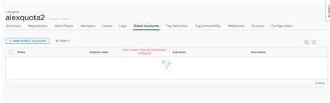 Robot Account Show Creation Time As Well · Issue 10095 · Goharborharbor · Github