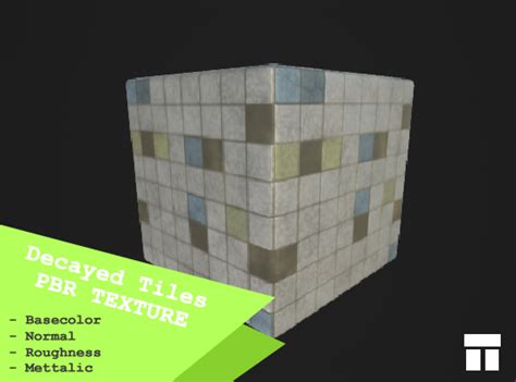 Decayed Tiles Free Tiling Texture