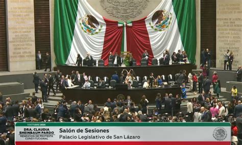 Realizan En El Congreso De La Unión Una Sesión Con Motivo De La Toma De