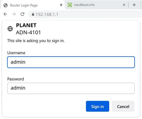 Planet Adn 4101 Default Password How To