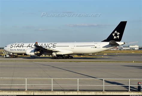 ZS SNC South African Airways Airbus A340 642 Photo By Sebastian