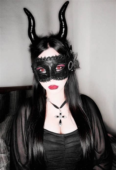 Gothic Girl With Horns By Mist Spectra On Deviantart