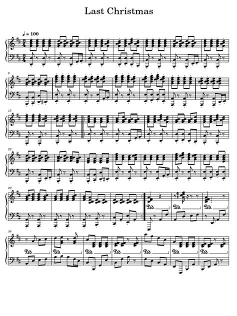 Lastchristmas Piano Pdf