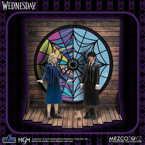 Wednesday 5 Points Figurka Wednesday Enid Boxed Set 10 Cm Mezco Toys