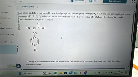 Solved ∞0 ﻿all Amino Acids Have Two Ionizable Functional